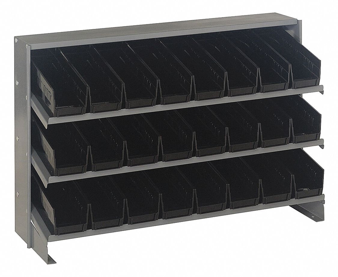 QUANTUM STORAGE SYSTEMS, 36 in x 12 in x 21 in, 1 Sided, Bench Pick ...