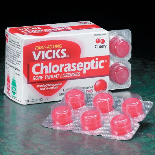 Throat Lozenges, Menthol - Grainger