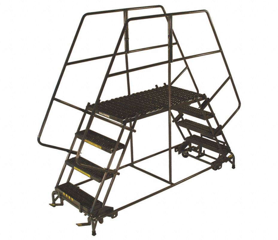 BALLYMORE Plataforma Rodante de Acceso Doble, Acero, Acceso Doble, 70 ...