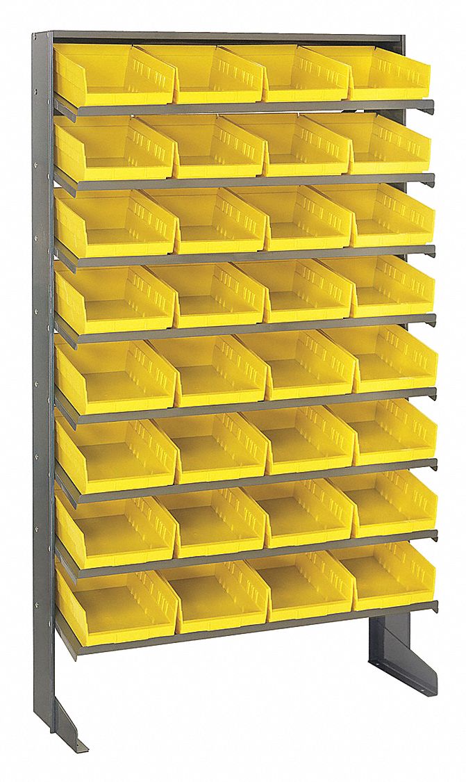 QUANTUM STORAGE SYSTEMS, 36 in x 12 in x 60 in, 1 Sided, Pick Rack ...