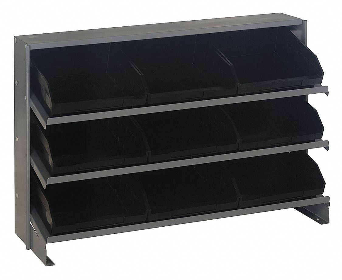 QUANTUM STORAGE SYSTEMS, 36 in x 12 in x 21 in, 1 Sided, Bench Pick ...