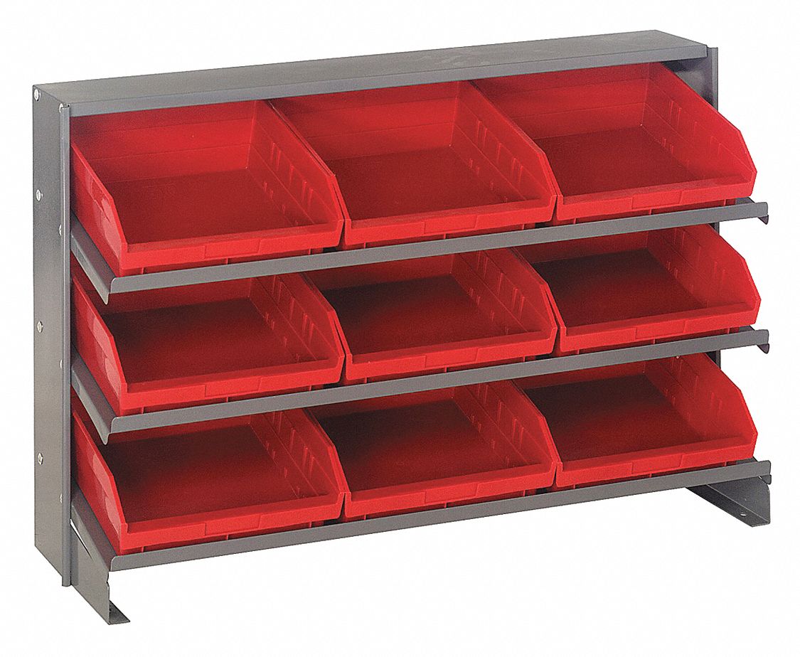 QUANTUM STORAGE SYSTEMS, 36 in x 12 in x 21 in, 1 Sided, Bench Pick ...