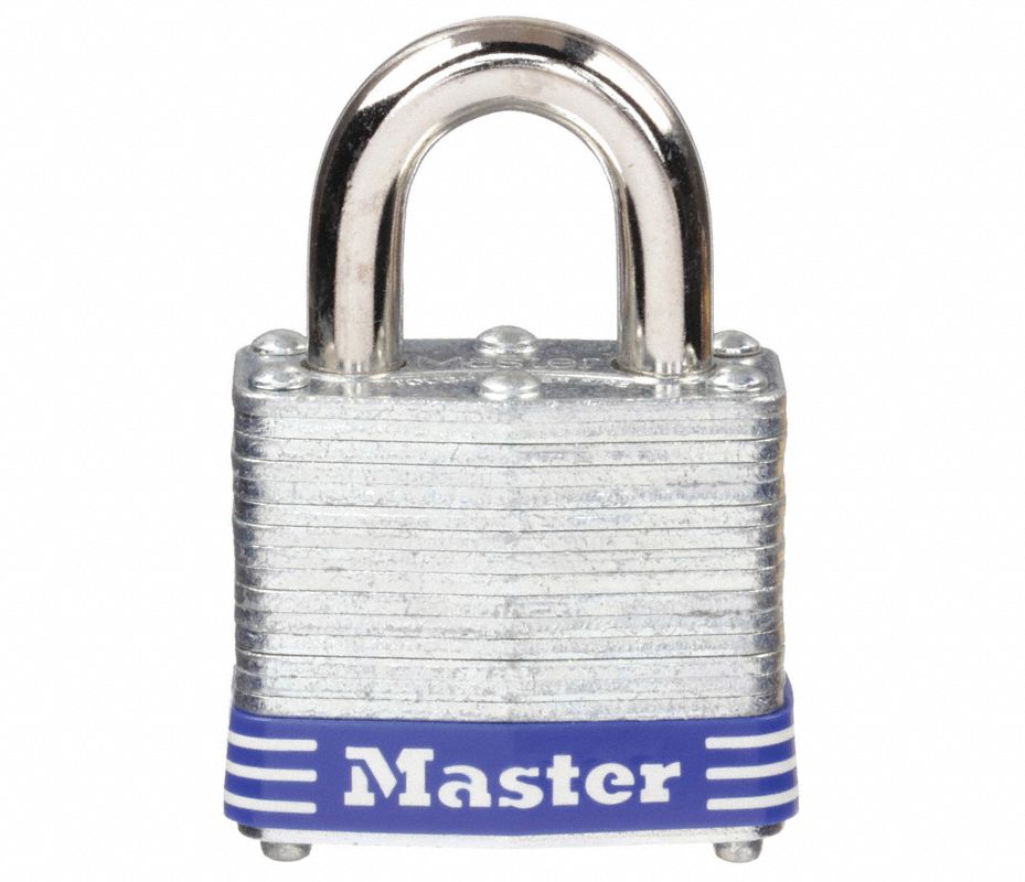 MASTER LOCK Candado de Bloqueo Azul con 1 llaves Igual - 9MAE7 | 3KABLU ...