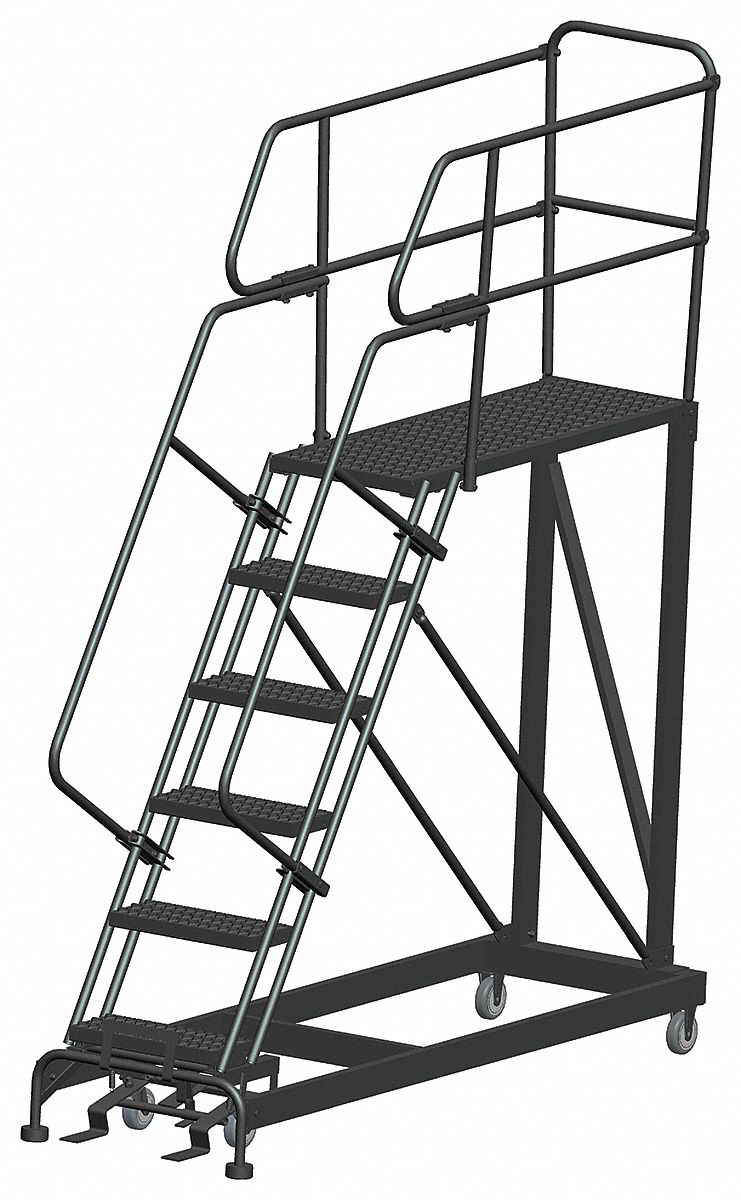 BALLYMORE, 5 ft Platform Ht - Max, 24 in x 48 in, Mobile Work Platform ...