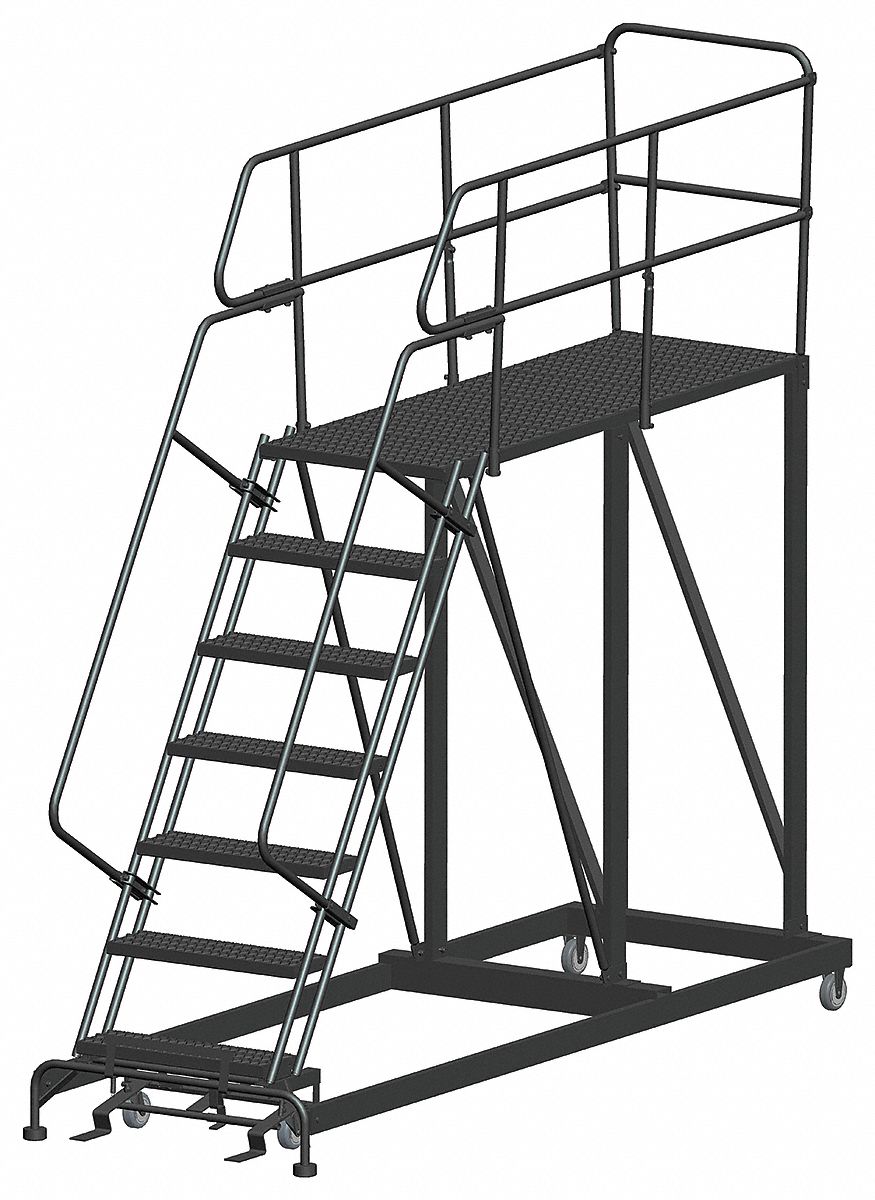 BALLYMORE, 5.8 ft Platform Ht - Max, 36 in x 72 in, Mobile Work ...
