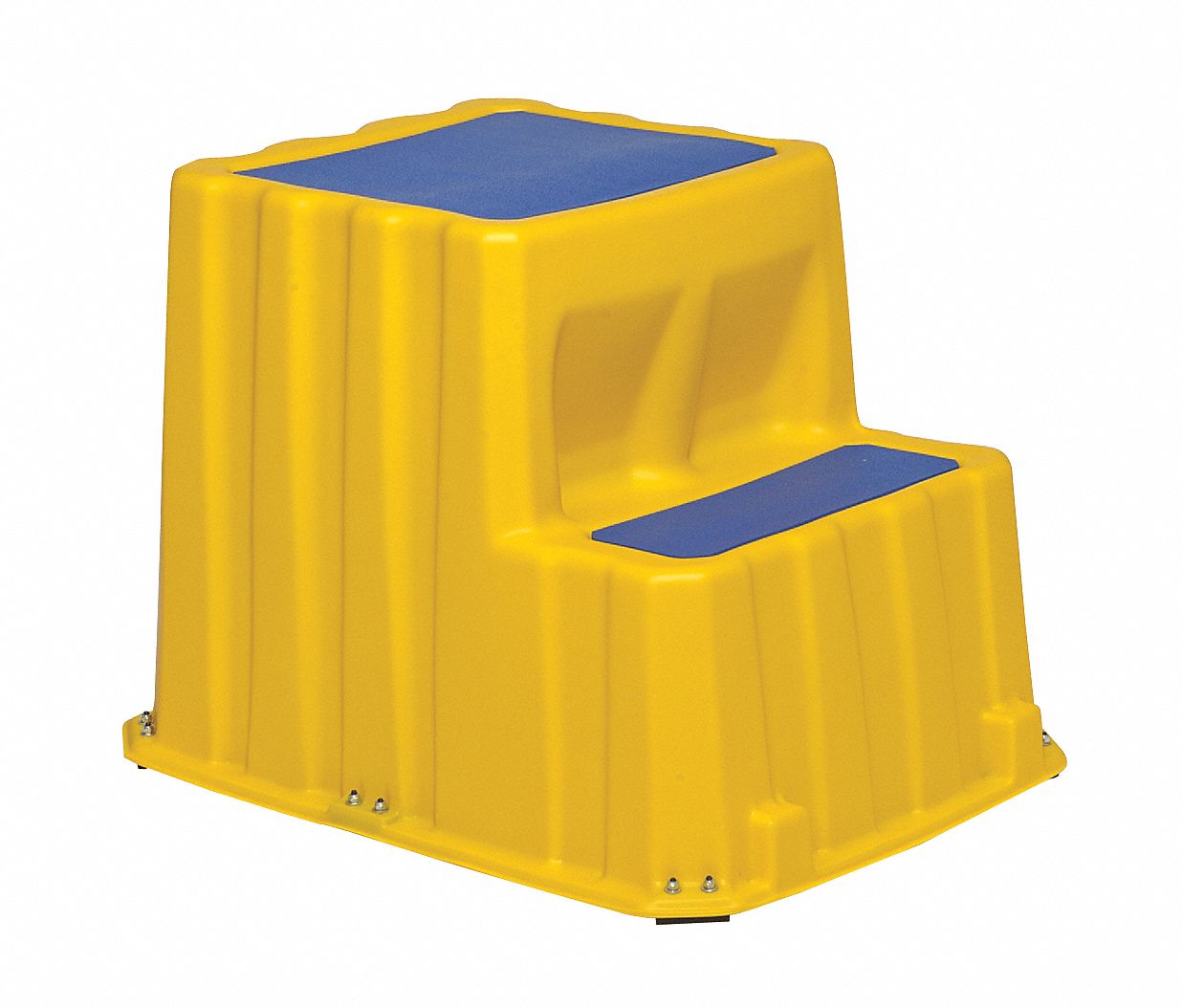PREMIER PLASTICS Plastic Box Step, 20" Overall Height, 500 lb. Load ...