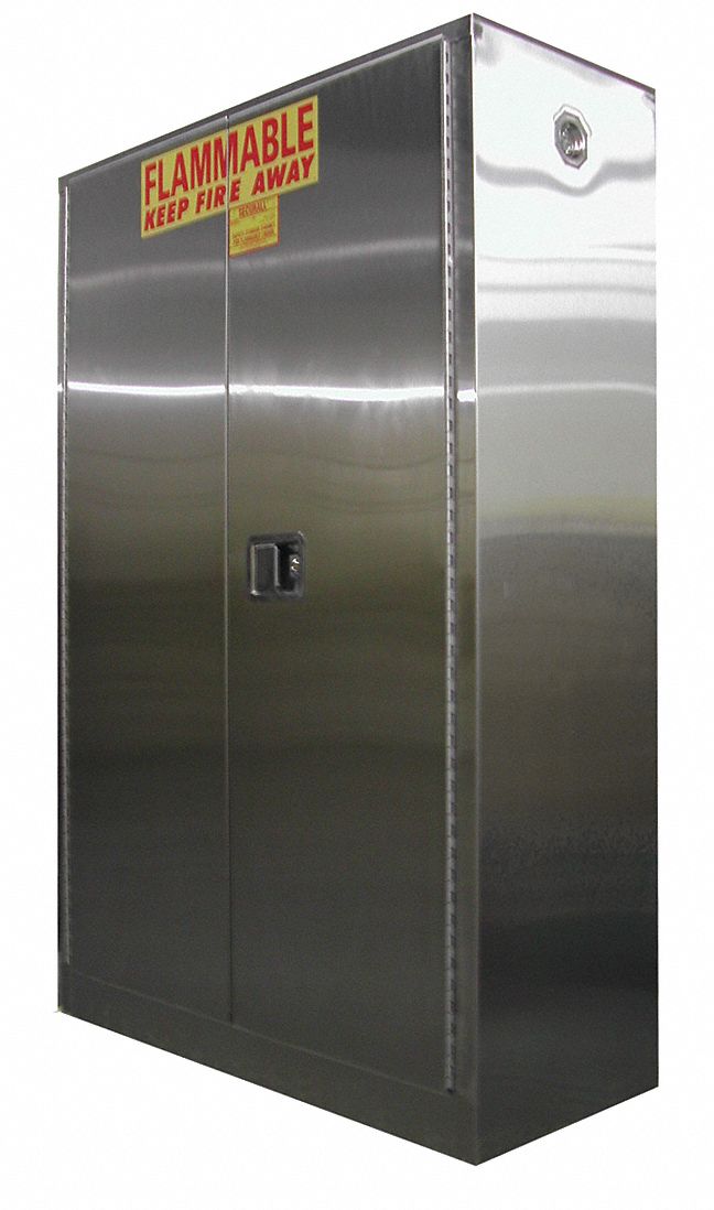 SECURALL, Std with Legs, 60 gal, Hazardous Material Storage Cabinet ...