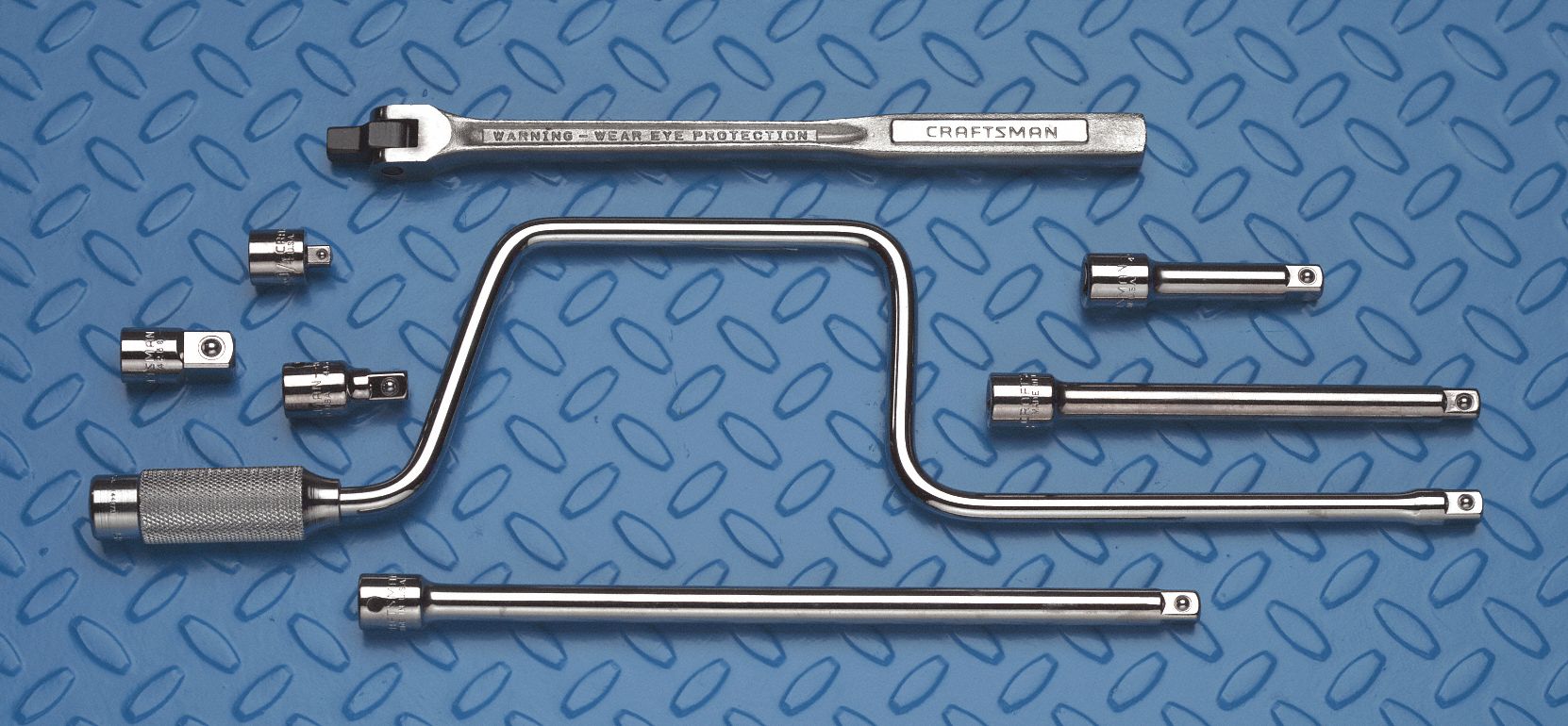 Socket Accessory Set, 6 Pc, Drive Size 3/8 in - Grainger