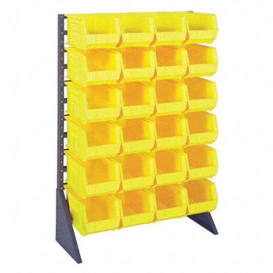 QUANTUM STORAGE SYSTEMS, 36 in x 54 in x 15 in, 1 Sided, Bin Rail Floor ...