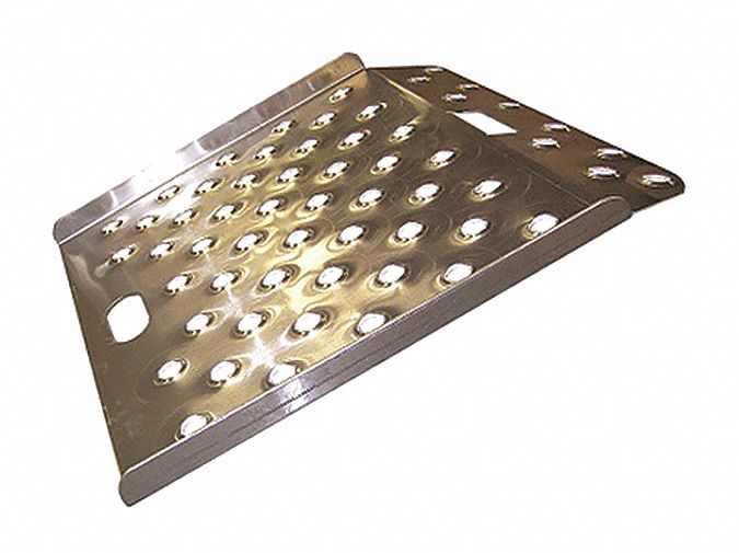 Aluminum, 750 lb Load Capacity, Curb Ramp - 9MUV2|CRP 2736 - Grainger