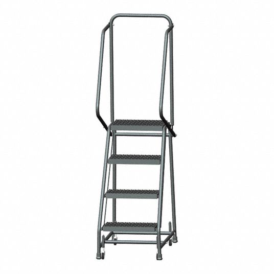 Rolling Ladder,Steel,38 In.H - Grainger