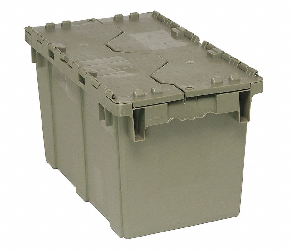 QUANTUM STORAGE SYSTEMS Contenedor con Tapa Unida, Sólida, No, Sí ...