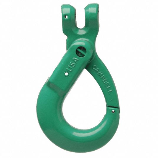 Locking Hook, 4130 Alloy Steel, 100 Grade, Clevis, 5/8 in Trade Size ...
