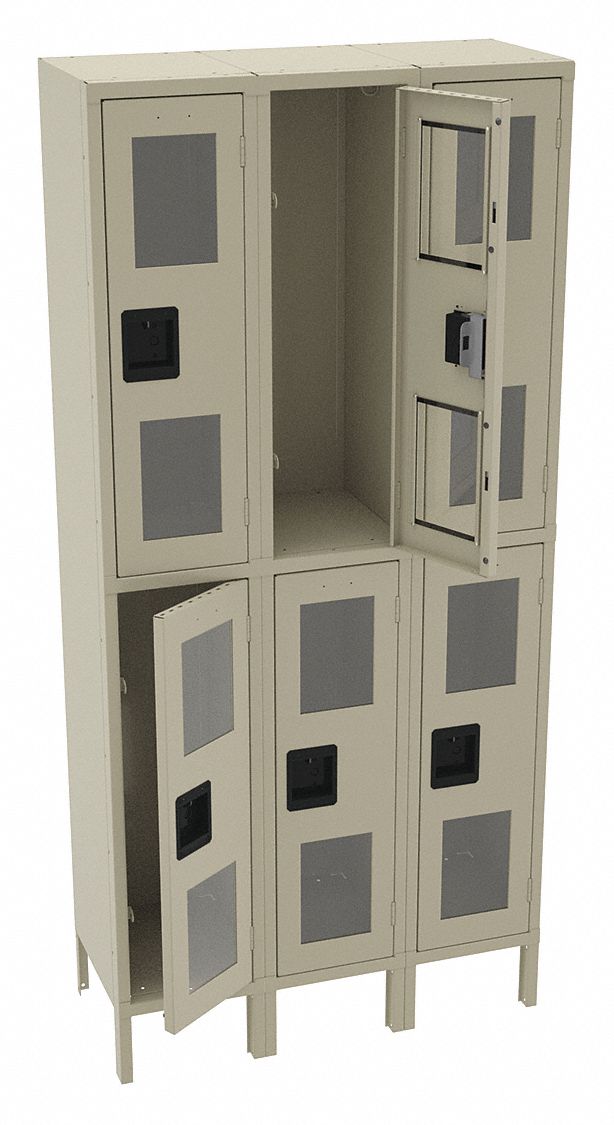 TENNSCO, 36 in x 15 in x 78 in, Clearview, Wardrobe Locker - 9NYV6|CDL ...