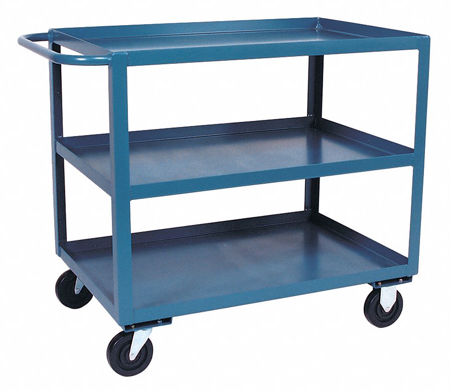 JAMCO, 1,200 lb Load Capacity, 60 in x 30 in, Utility Cart with Lipped ...