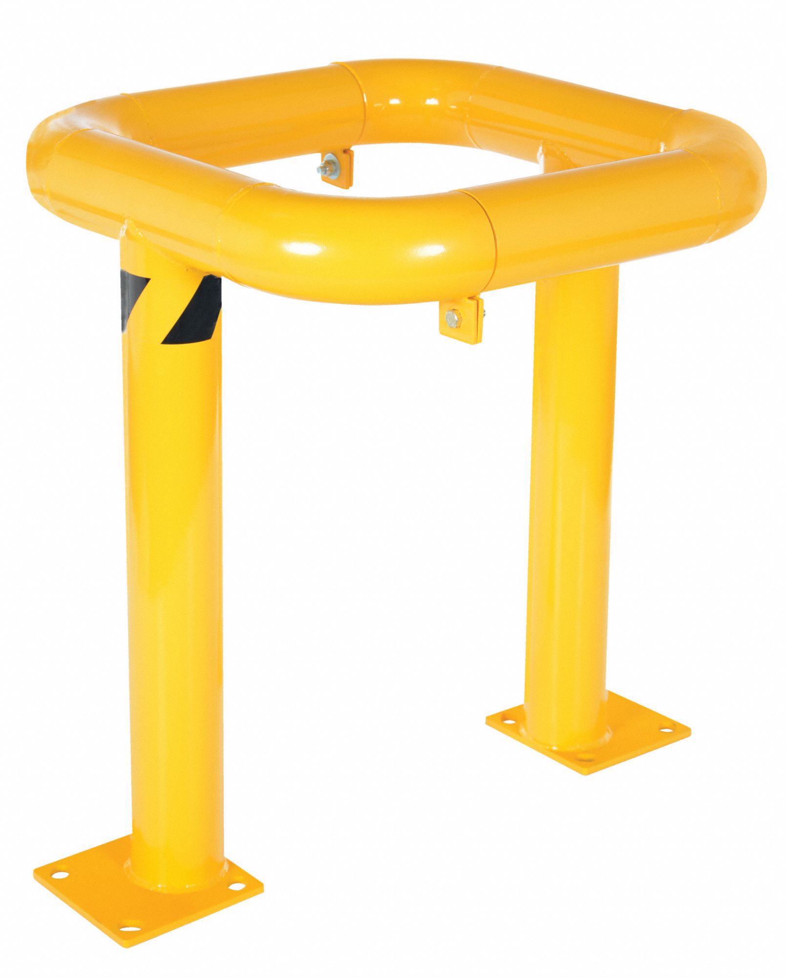 GRAINGER APPROVED Round or Square Yellow Column Protector Fits Column ...