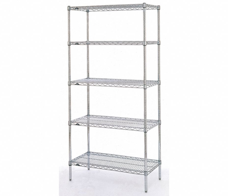 METRO Estante de Alambre 48" x 24" x 63", de Acero Inoxidable, Color ...