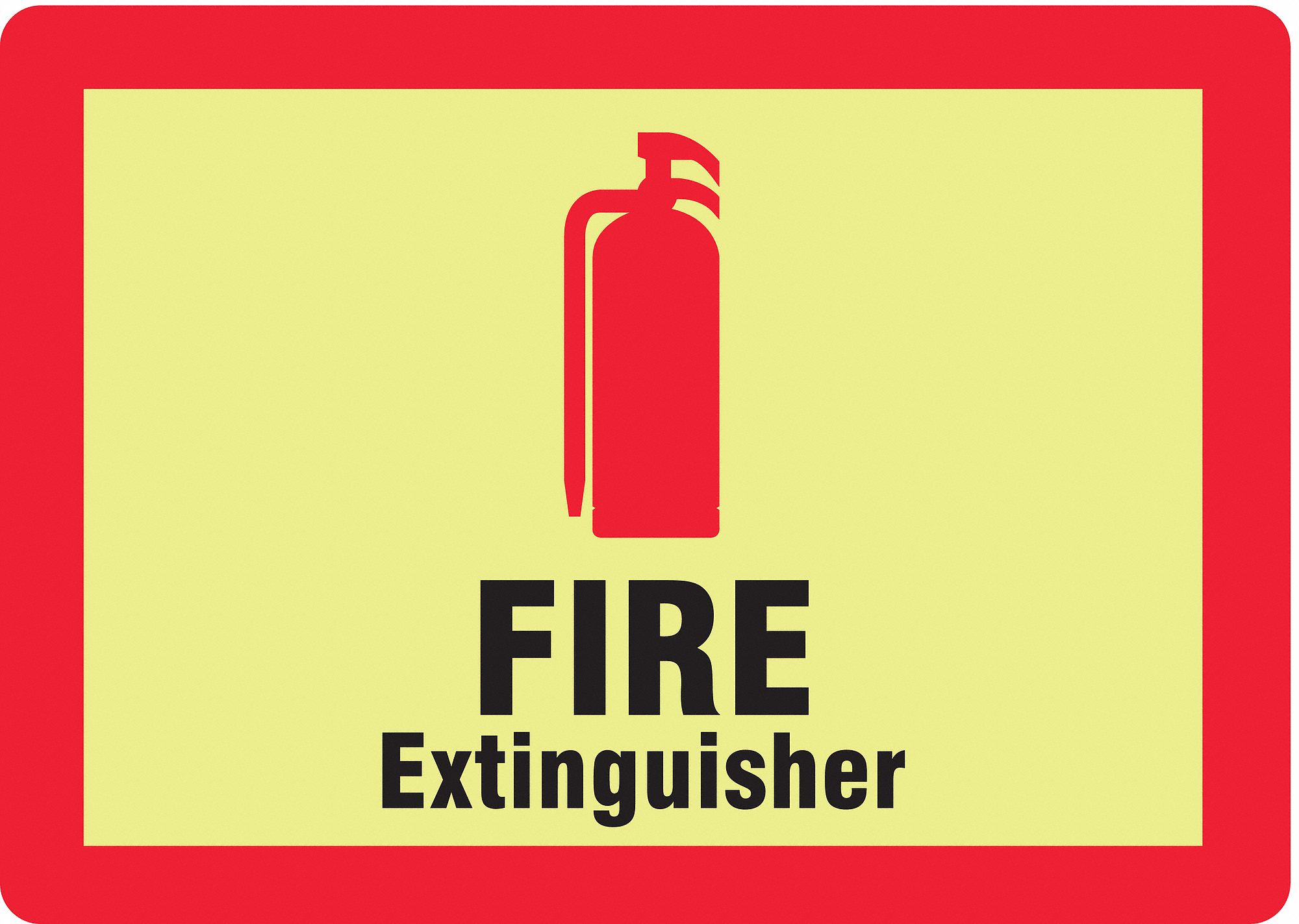 Fiberglass, 10 in x 14 in Nominal Sign Size, Fire Door Sign - 9PN18 ...