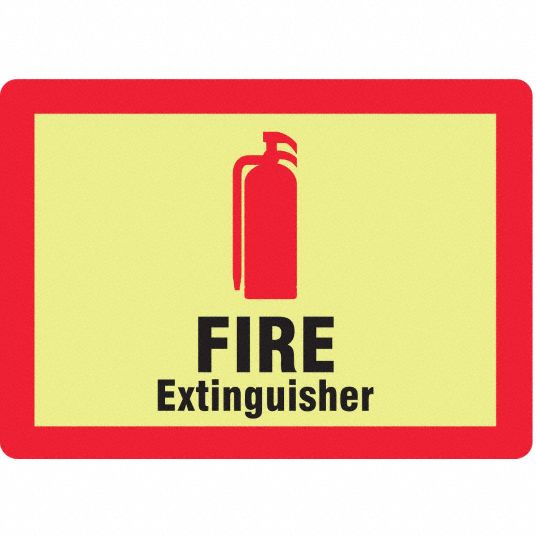 Fiberglass, 10 in x 14 in Nominal Sign Size, Fire Door Sign - 9PN18 ...