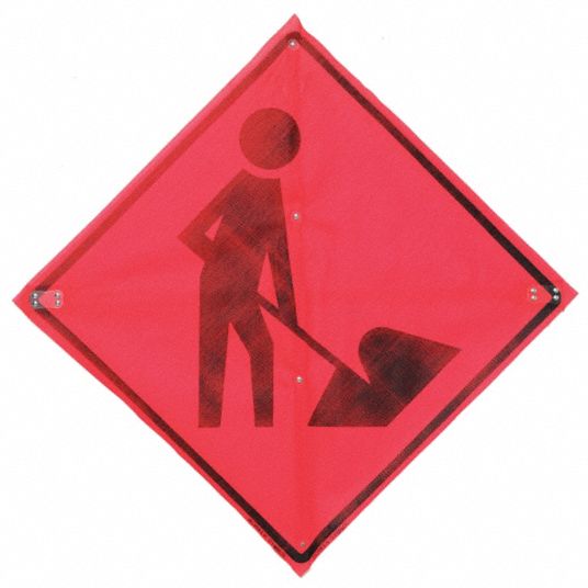 EASTERN METAL SIGNS AND SAFETY Road Construction Sign: 36 in x 36 in ...