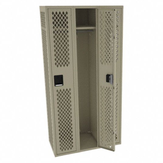 TENNSCO, 36 in x 18 in x 72 in, Ventilated, Wardrobe Locker - 9PX63|VSL ...