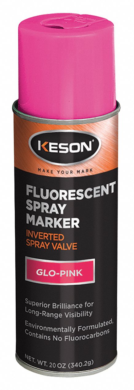 KESON Inverted Marking Paint: Inverted Paint Dispensing, Glo-Pink, 20 ...