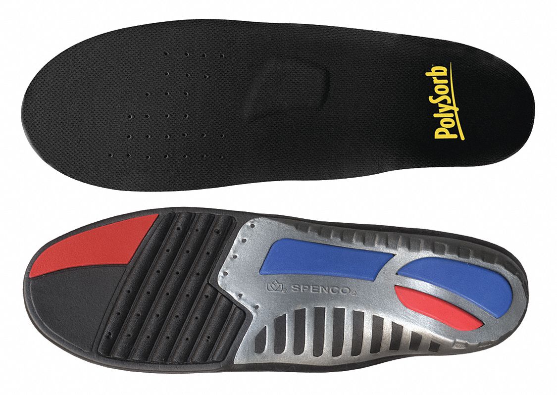 Black/Gray/Blue/Red, Unisex, Insole - 8G204|39313 - Grainger