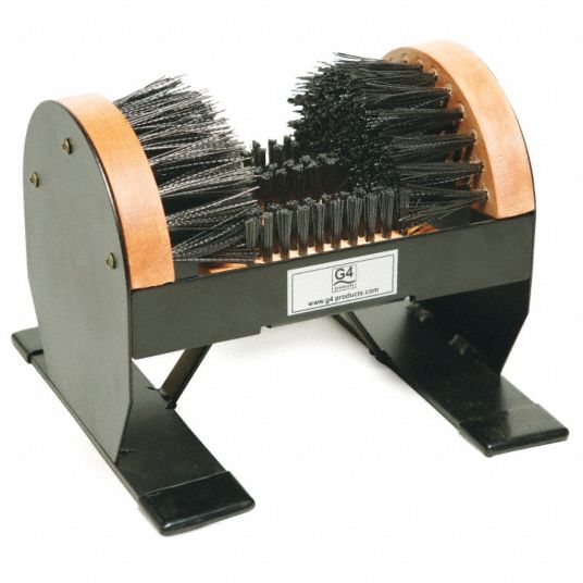 Deluxe Boot Brush, 9 in L x 9 in W x 9 H in - Grainger