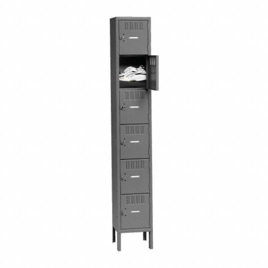 TENNSCO, 12 in x 12 in x 78 in, 6 Tiers, Box Locker - 9RZJ7|BK6-121212 ...
