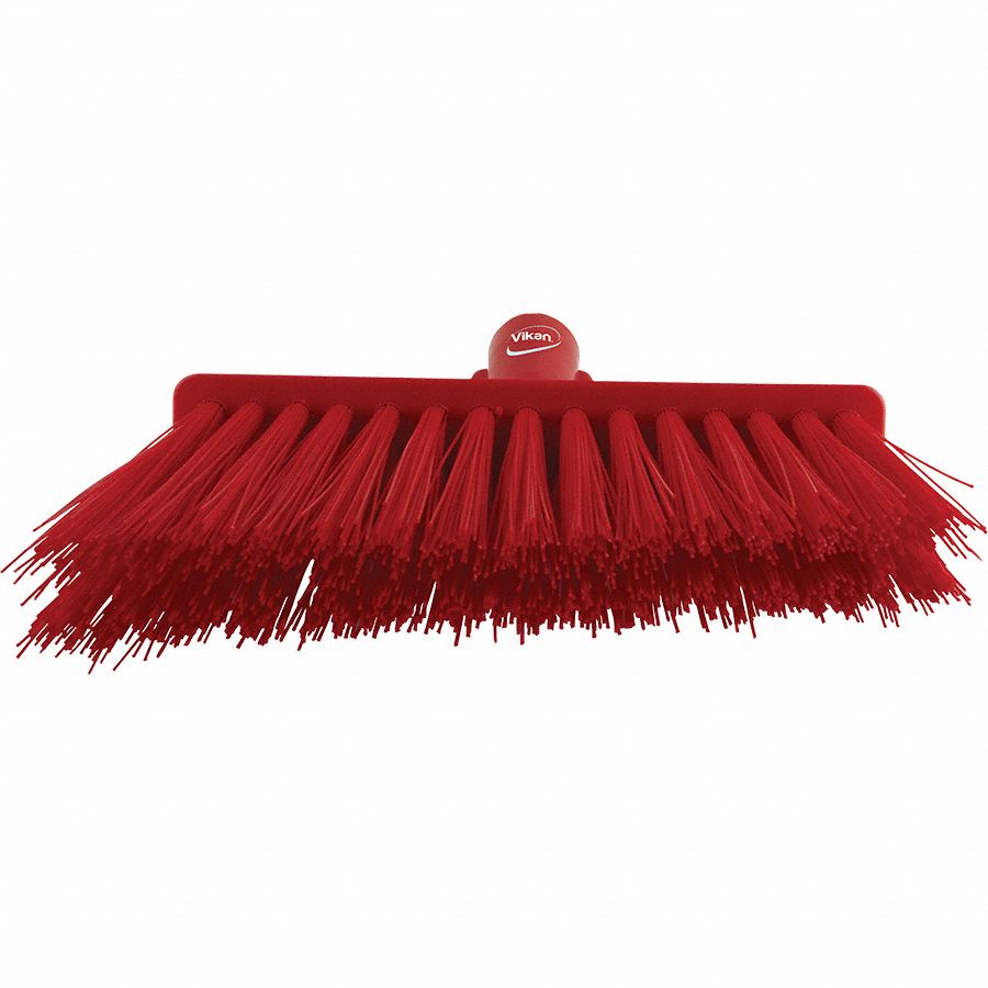 VIKAN Angle Broom Head: Threaded, European, 11 3/4 in Sweep Face, PET ...