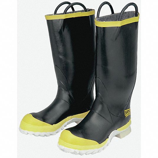 Men's Insulated Firefighting Boots, Size 7, Footwear Width: M, Footwear ...