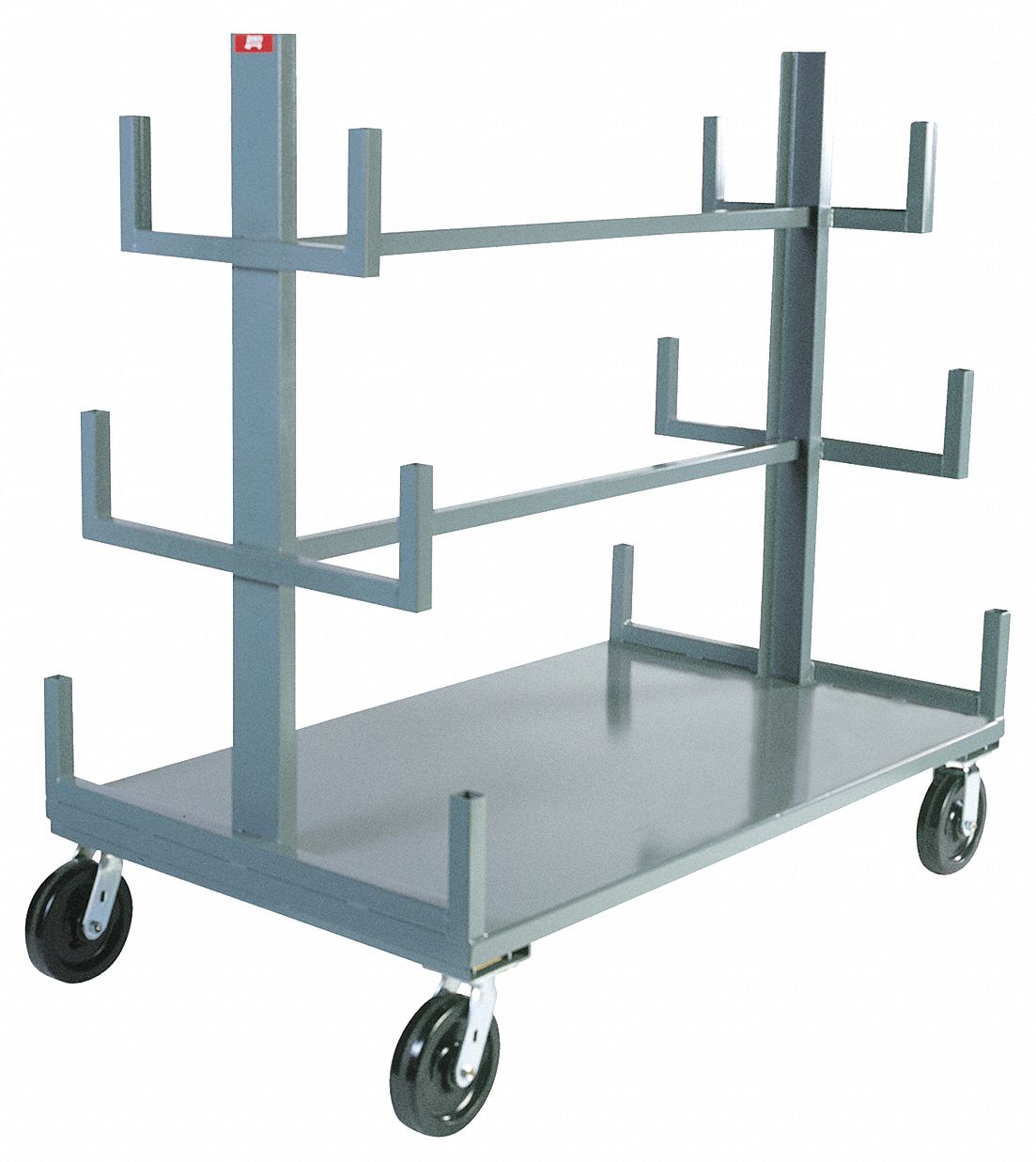 JAMCO, 4,000 lb Load Capacity, 11 in Deck Ht, Mobile Bar & Pipe Rack ...