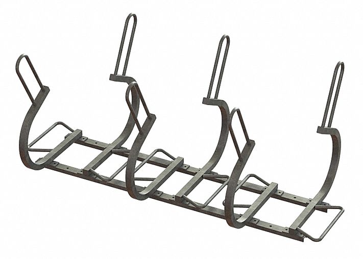 Bike Rack Sentry,6 Bikes - Grainger