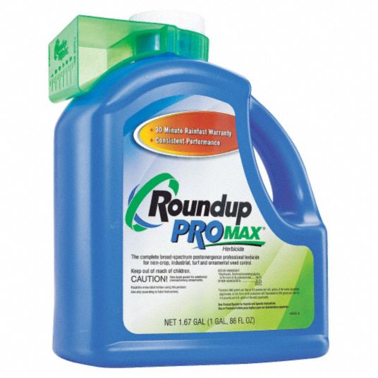 ROUND UP 1.67 gal. Concentrate Non-Selective Vegetation Killer; Covers ...