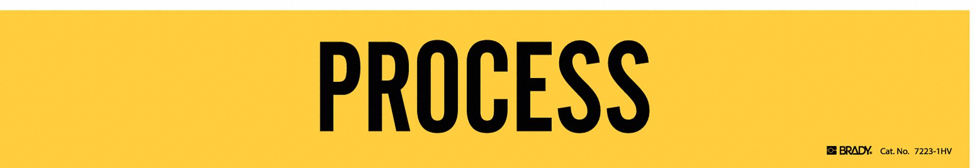 Process, Yellow, Pipe Marker - 9TYU4|7223-1HV - Grainger