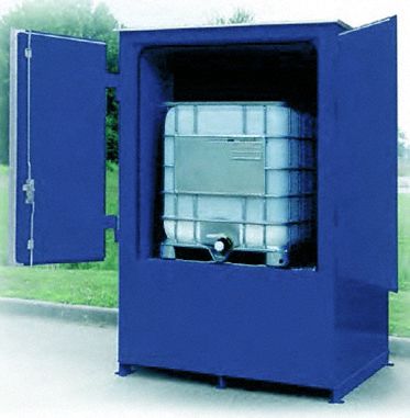 IBC Totes, Vertical, Hazmat Safety Locker - 9UA63|P19-1250 - Grainger