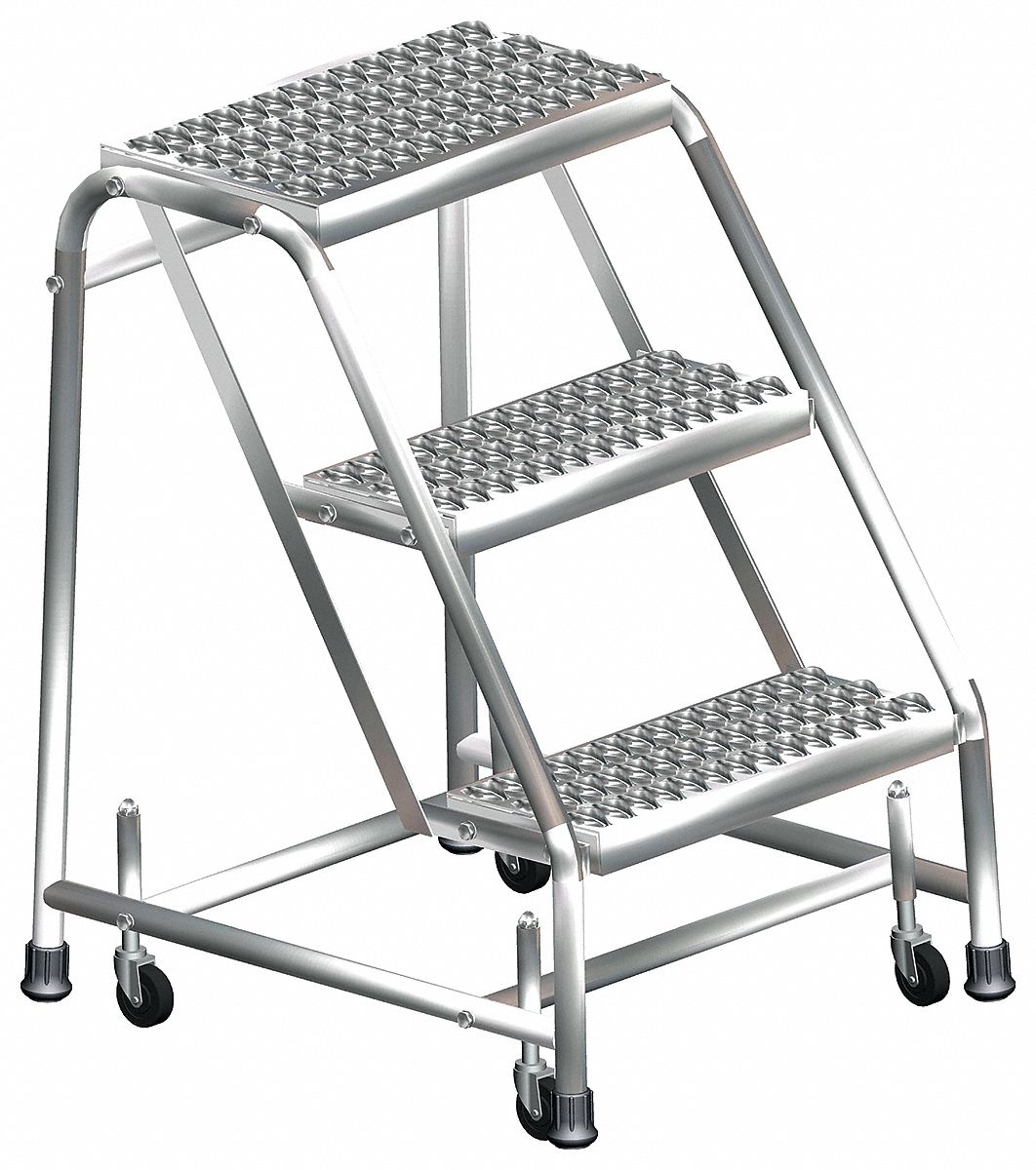 BALLYMORE, No Locking Mechanism, No Handrails, Rolling Ladder,T304 ...