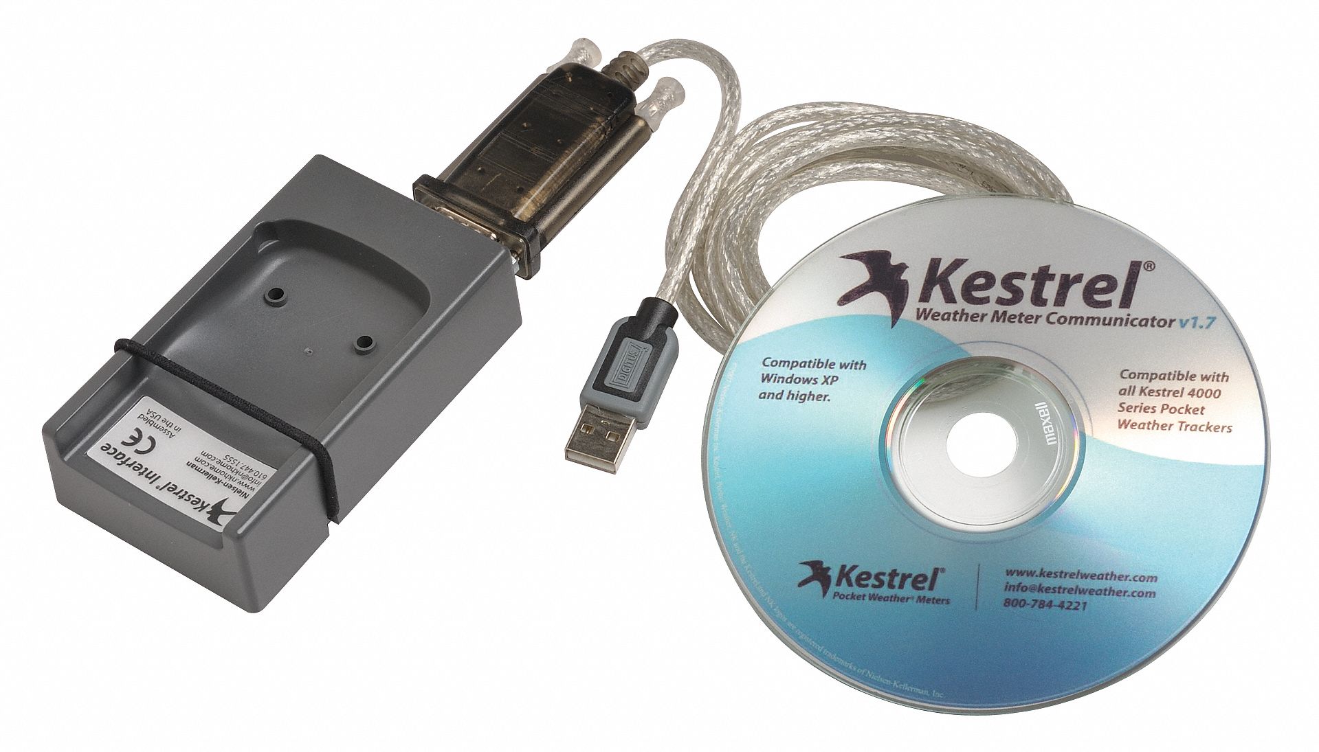 KESTREL, Interface USB, Air Velocity Meter Accessories, USB Cable ...