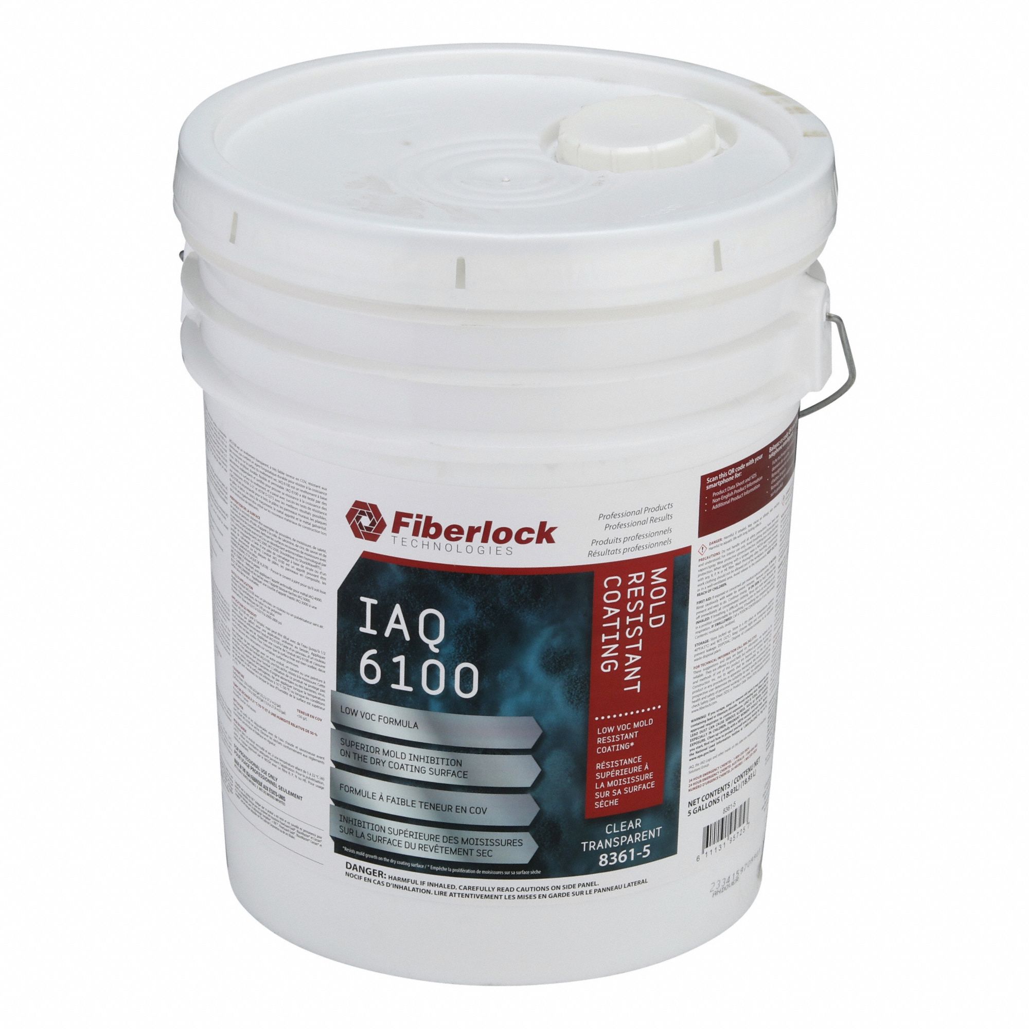 FIBERLOCK TECHNOLOGIES, Interior, Clear, Mold-Resistant Coating - 9UCG9 ...