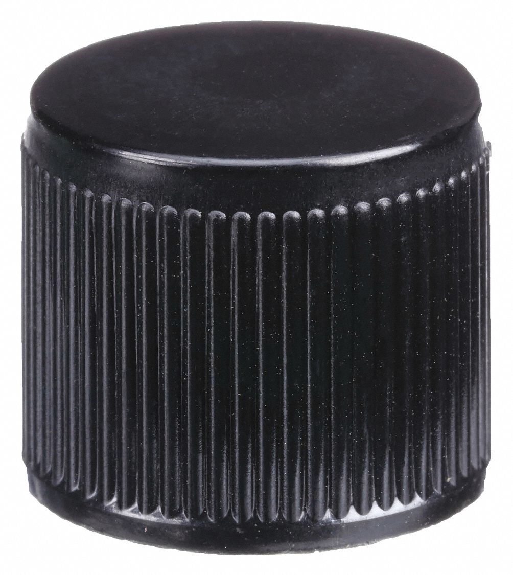 15 mm Dia, Black, Cap - 9UDE8|73802-15415 - Grainger