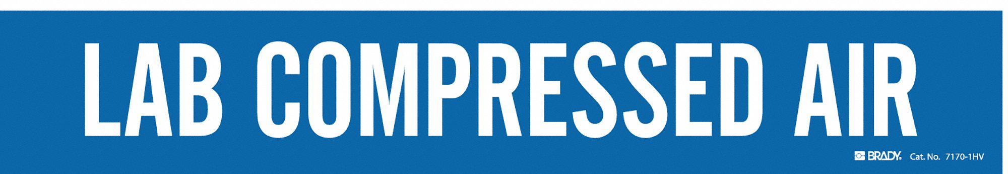 Lab Compressed Air, Blue, Pipe Marker - 9UEH5|7170-1HV - Grainger