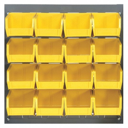 QUANTUM STORAGE SYSTEMS, 20 in x 18 in x 1/4 in, 1 Sides, Louvered ...