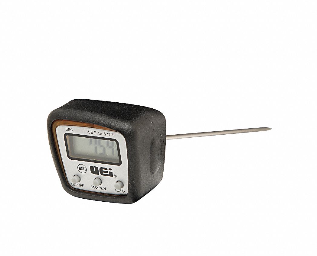 UEI TEST INSTRUMENTS Item Digital Pocket Thermometer, Temp. Range (F ...