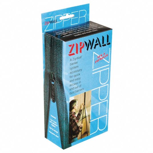 ZIPWALL Zipwall Standard Self-Adhesive Zipper: 2 PK - 9VD84|AZ2 - Grainger