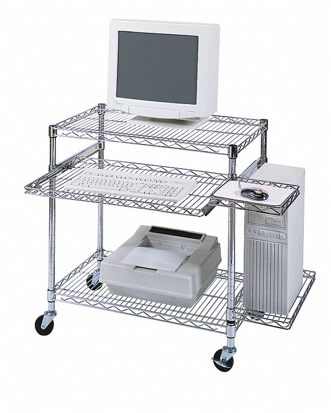 Portable Computer Workstation,Shelving - Grainger