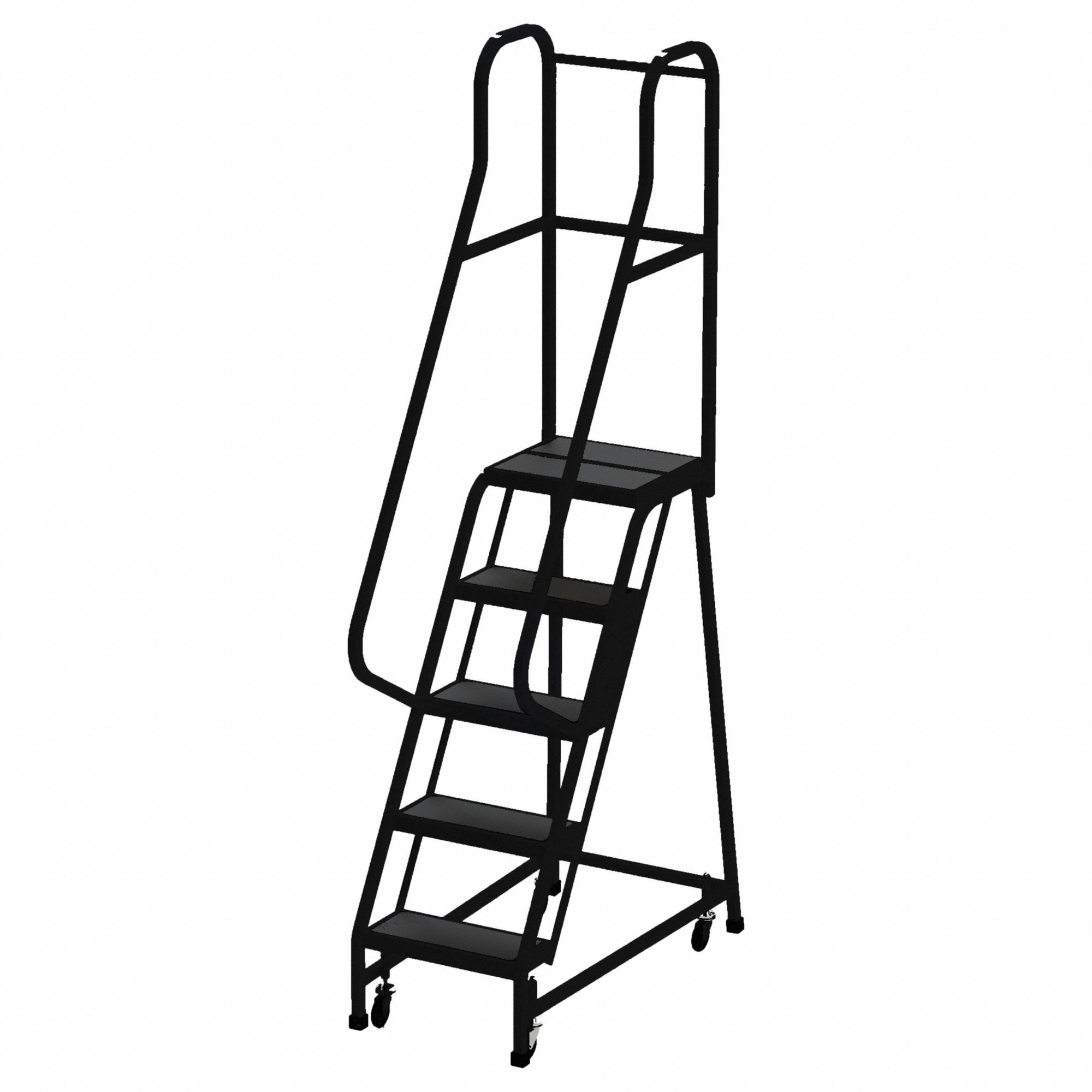 EGA, 4.2 ft Platform Ht, Assembled, Rolling Ladder - 9W298|CA-F008-BL ... EGA, 4.2 ft Platform Ht, Assembled, Rolling Ladder - 9W298|CA-F008-BL ...