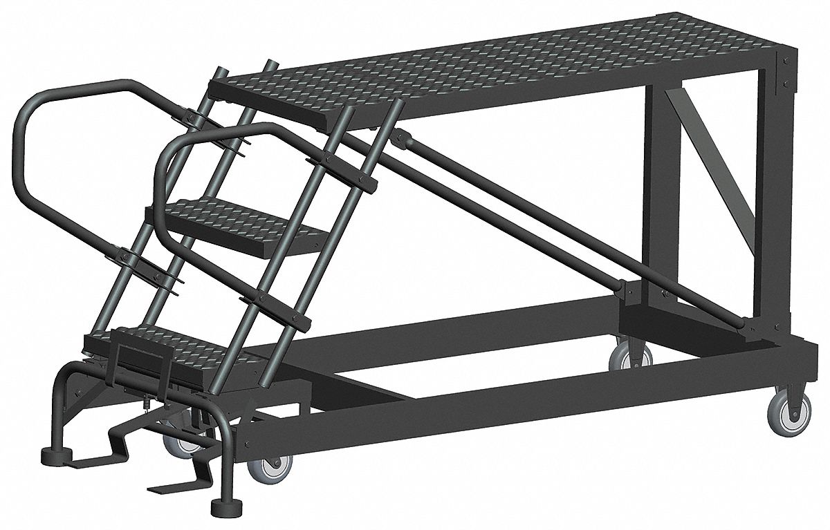 BALLYMORE Plataforma Rodante de Acceso Sencillo, Acero, Acceso Sencillo ...