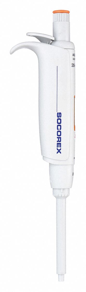 WHEATON, 200 ul Capacity - Max, 0.2 ul Volume Increments, Single ...