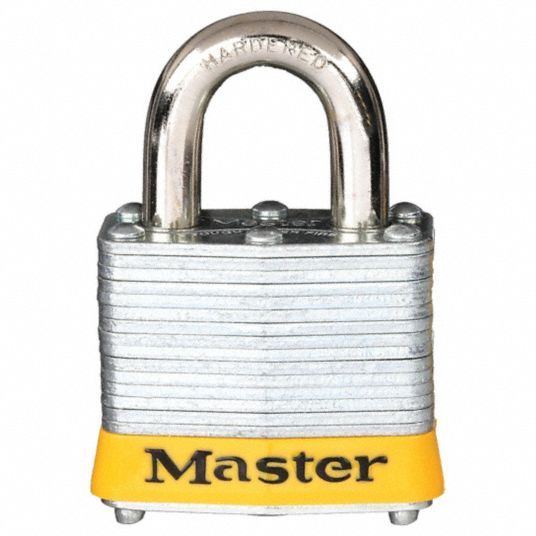 FORTRESS, Keyed Different, Steel, Lockout Padlock - 9WDV0|1803YLW ...