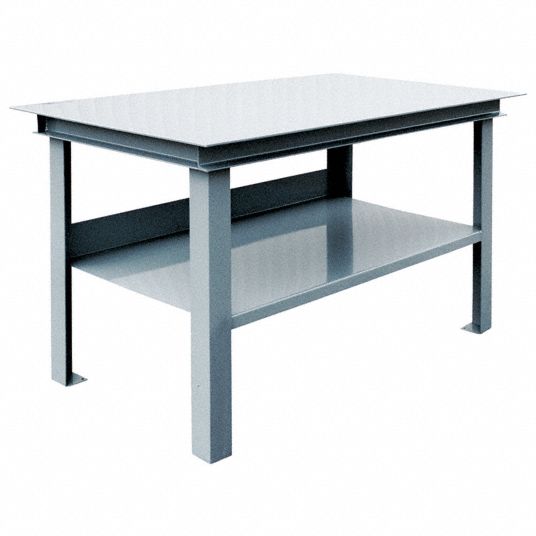 Workbench, Steel, 36 in Depth, 34 in Height, 48 in Width, 16,000 lb ...